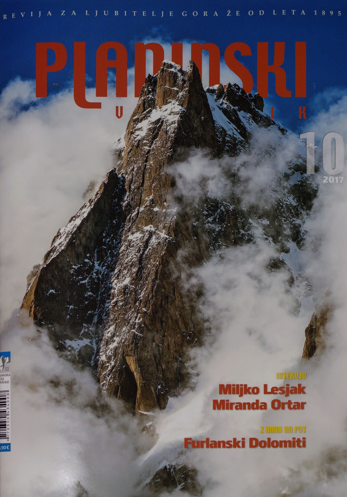 Planinski vestnik 10-2017 – intervju | Za dražit prijatelje